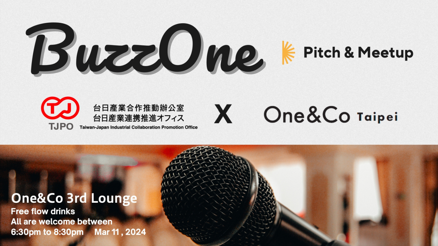 One&Co | 《BuzzOne＃2》ーTJPO x One&Co pitch meetup